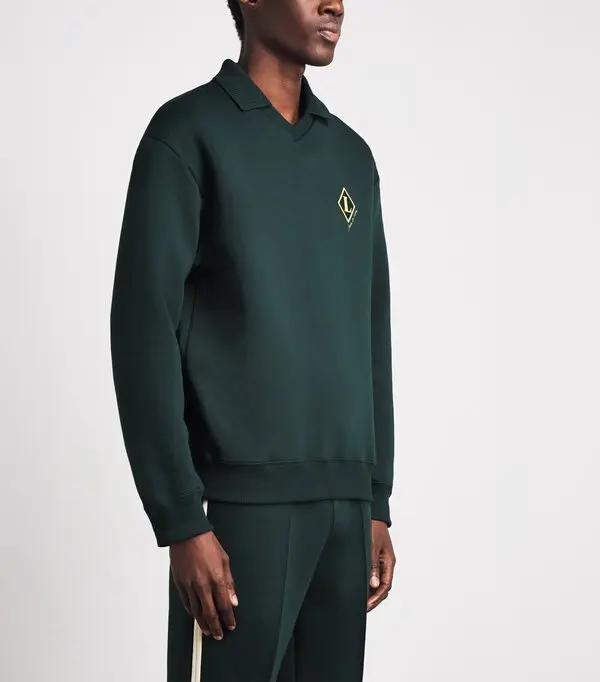 Lacoste Cotton-blend Badge Sweatshirt