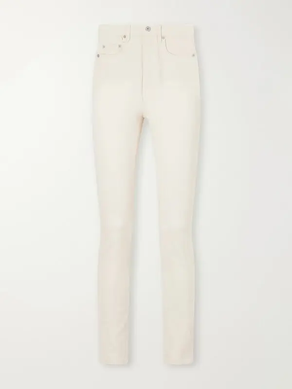 Jacquemus High-rise Skinny-leg Jeans - Neutrals