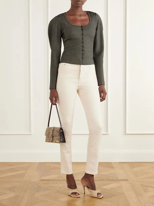 Jacquemus High-rise Skinny-leg Jeans - Neutrals
