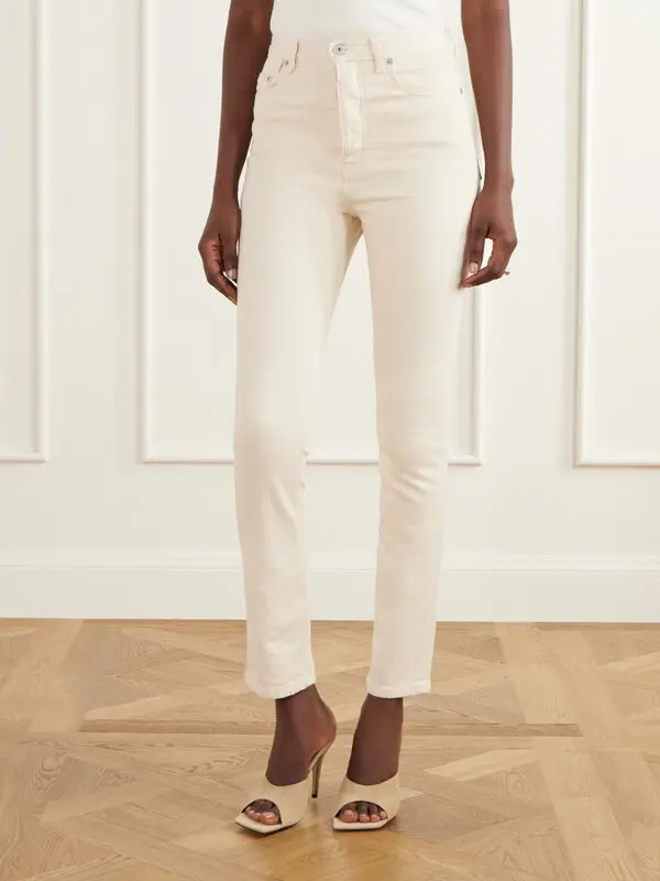 Jacquemus High-rise Skinny-leg Jeans - Neutrals
