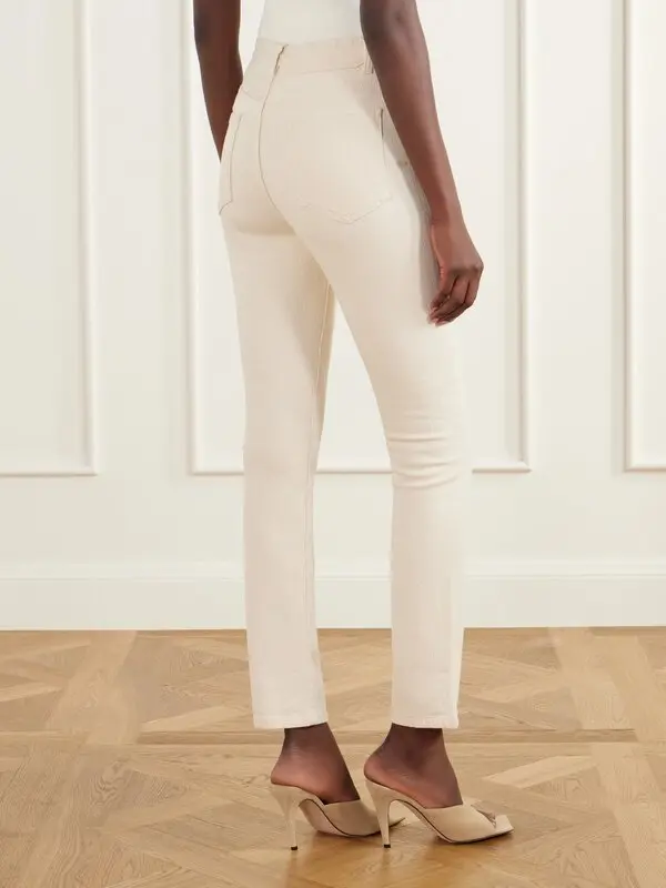 Jacquemus High-rise Skinny-leg Jeans - Neutrals