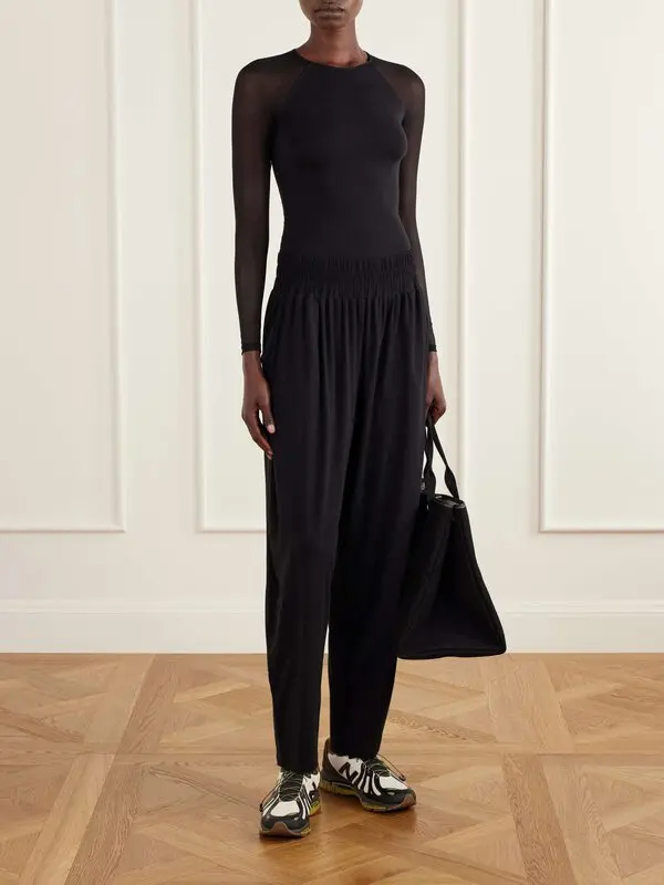 ERES Koch Pleated Stretch-jersey Track Pants