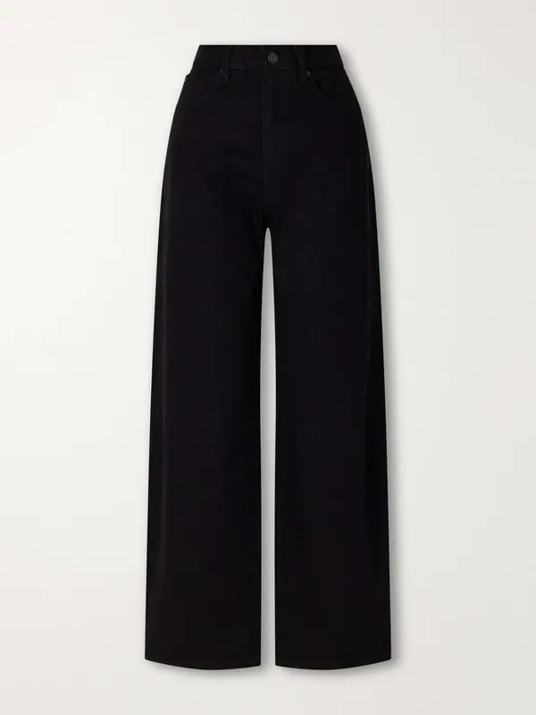 FRAME The Bow Regenerative High-rise Wide-leg Jeans