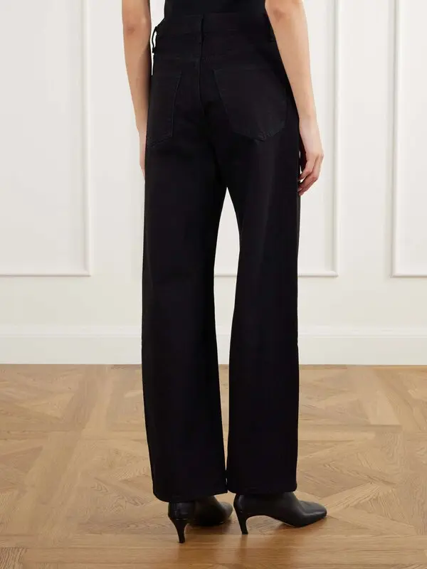 FRAME The Bow Regenerative High-rise Wide-leg Jeans
