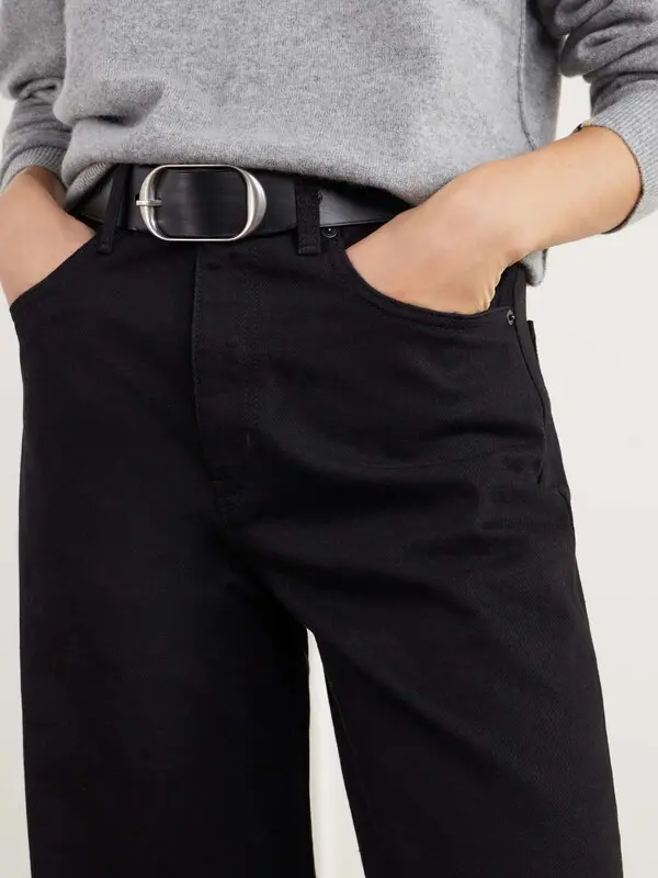 FRAME The Bow Regenerative High-rise Wide-leg Jeans