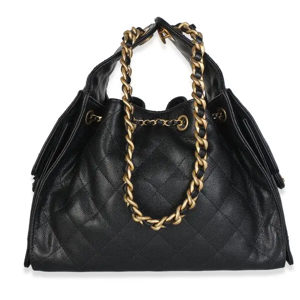Chanel Quilted Caviar 25 Hobo