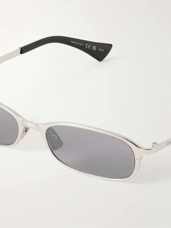Saint Laurent Sl 934 Mia Round-frame -tone Metal Sunglasses