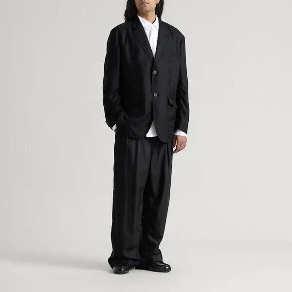 Comme Des Garçons Wool Gabardine Blazer