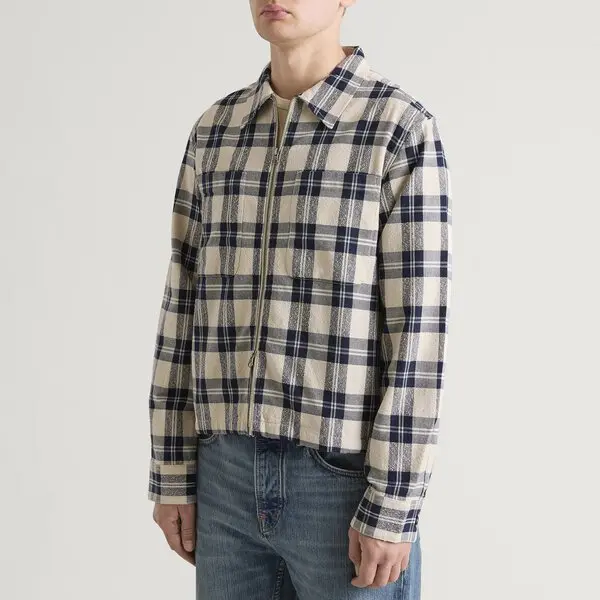 CORRIDOR Capricorn Plaid Zip Jacket
