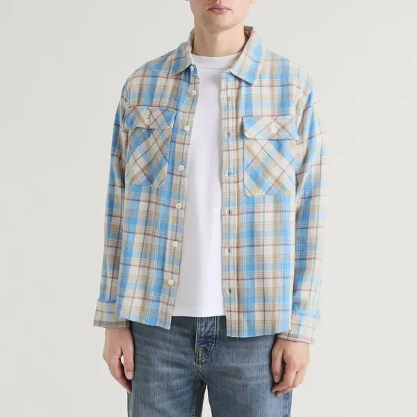 CORRIDOR Vintage Plaid Flannel Ls