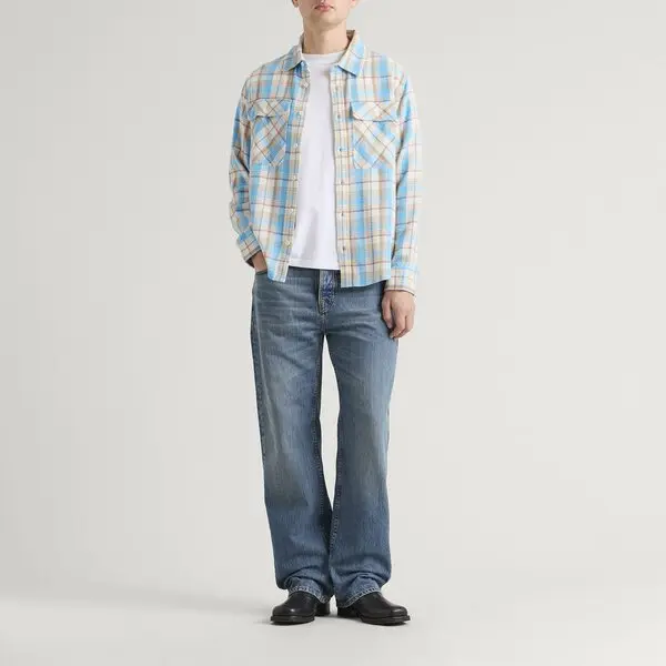 CORRIDOR Vintage Plaid Flannel Ls