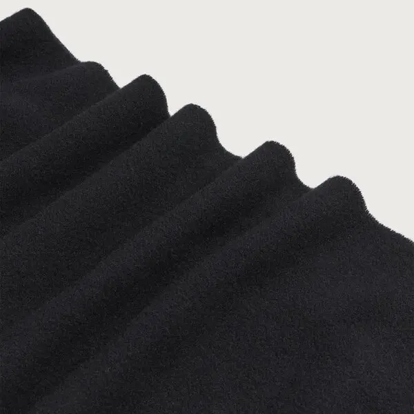 AMI Paris Wool Adc Embroidery Scarf