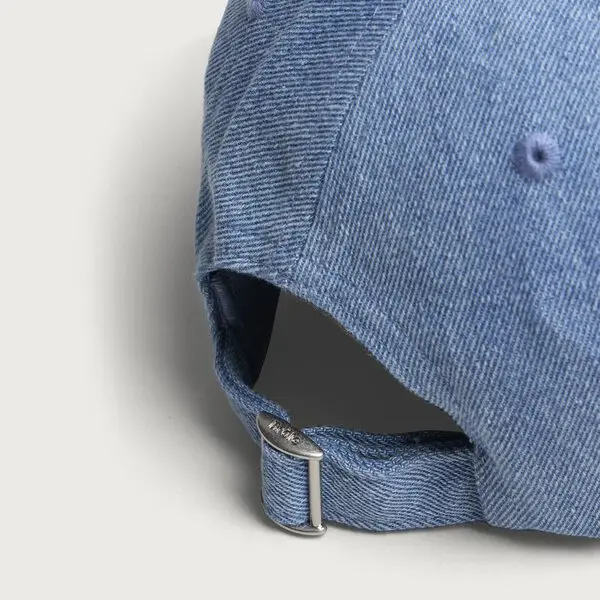 Drole De Monsieur Denim Slogan Cap