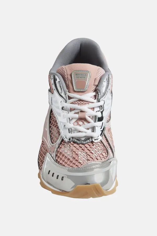 Bottega Veneta Orbit Sneakers Technical Fishnet