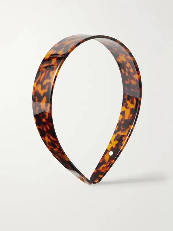 JENNIFER BEHR Lydia Acetate Headband - Tortoiseshell