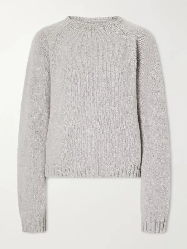 Khaite Simone Cashmere Sweater - Gray