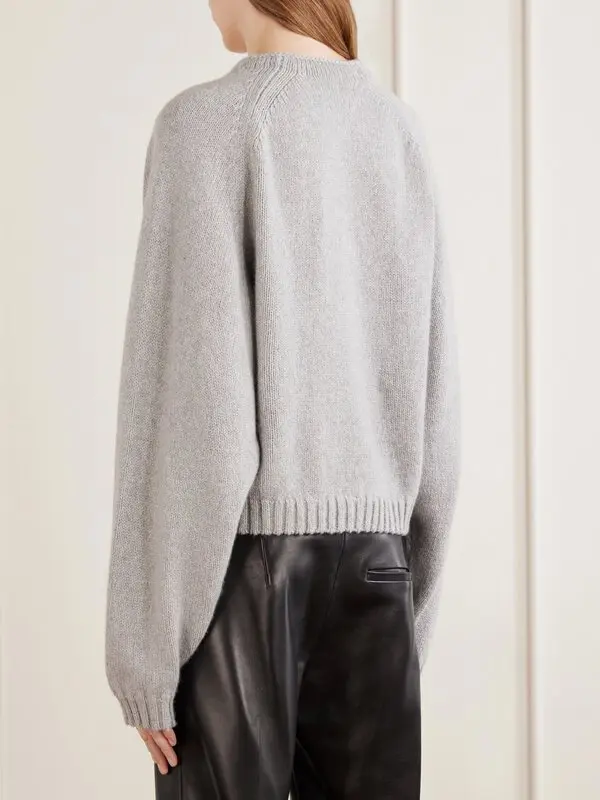 Khaite Simone Cashmere Sweater - Gray