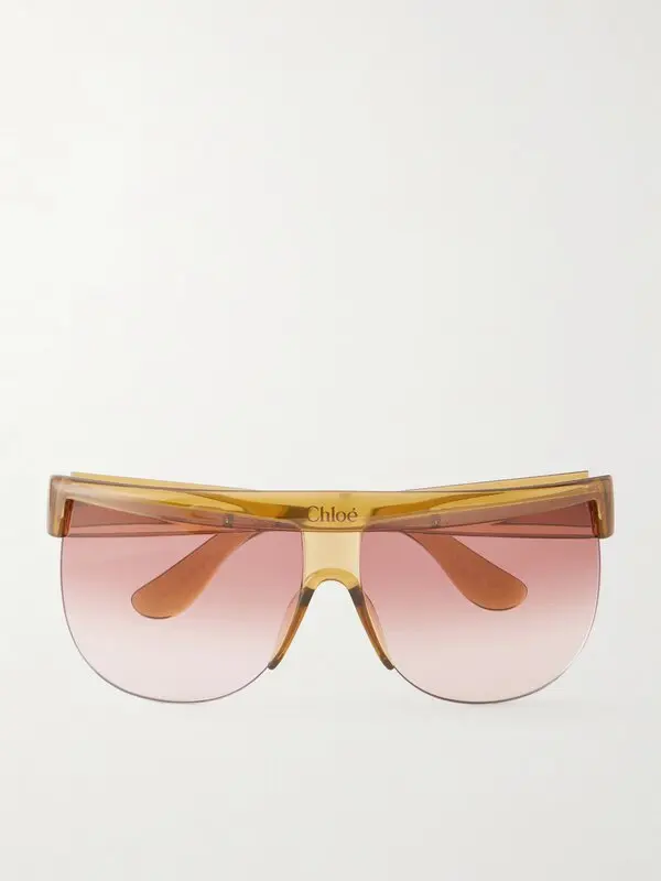 Chloé D-frame Injected Sunglasses - Green