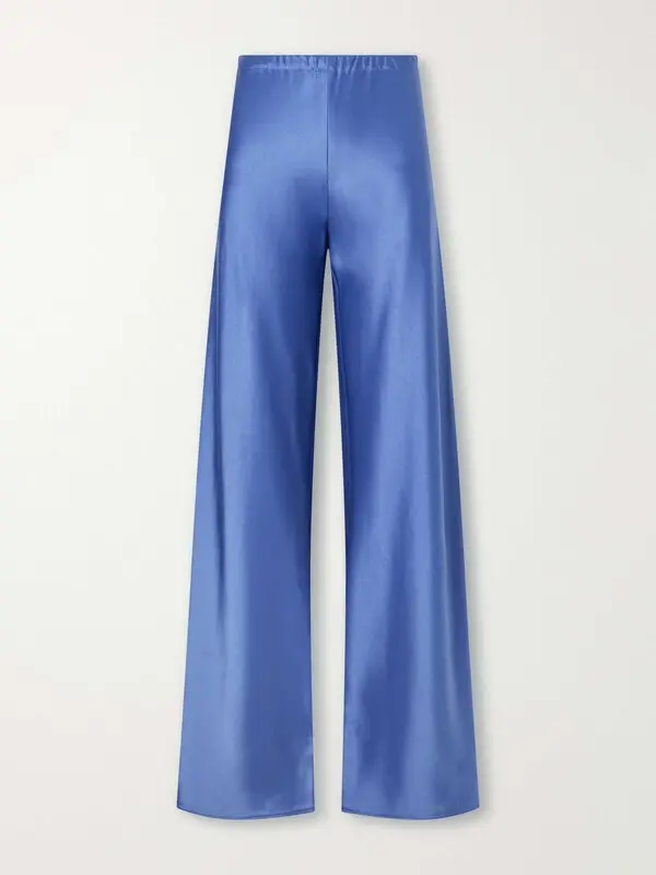 LA LIGNE Colby Satin Wide-leg Pants