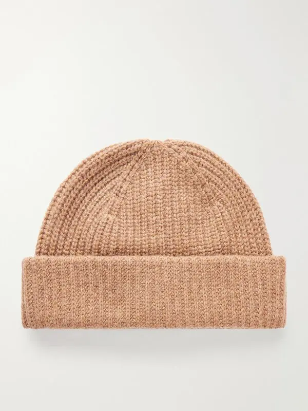 Nn07 Sailor 6650 Ribbed Wool-blend Beanie - Neutrals