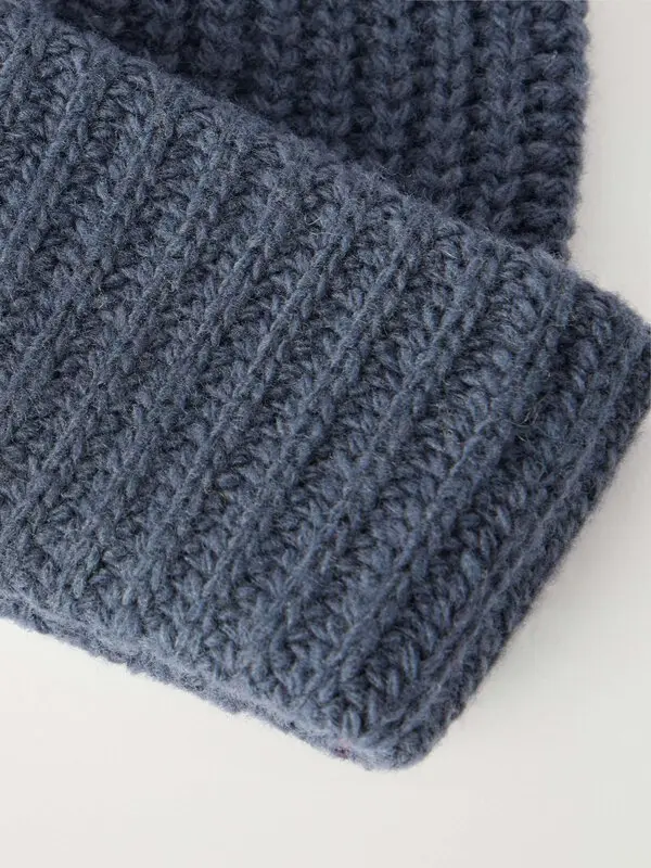 Nn07 Sailor 6650 Ribbed Wool-blend Beanie