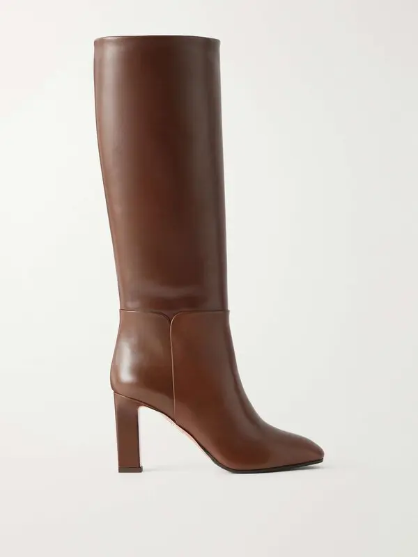 AQUAZZURA Sellier 85 Knee Leather Boots