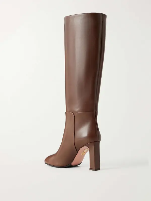AQUAZZURA Sellier 85 Knee Leather Boots