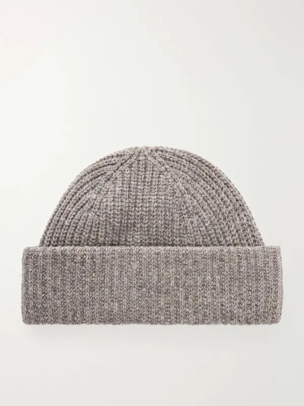 Nn07 Sailor 6650 Ribbed Wool-blend Beanie