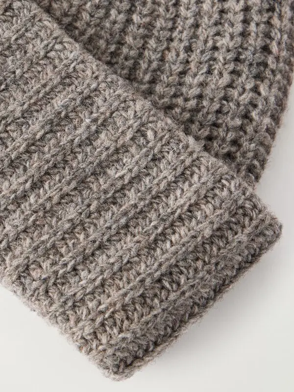 Nn07 Sailor 6650 Ribbed Wool-blend Beanie