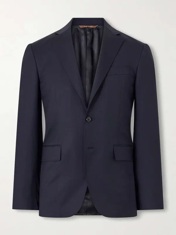 Canali Wool-blend Suit Jacket