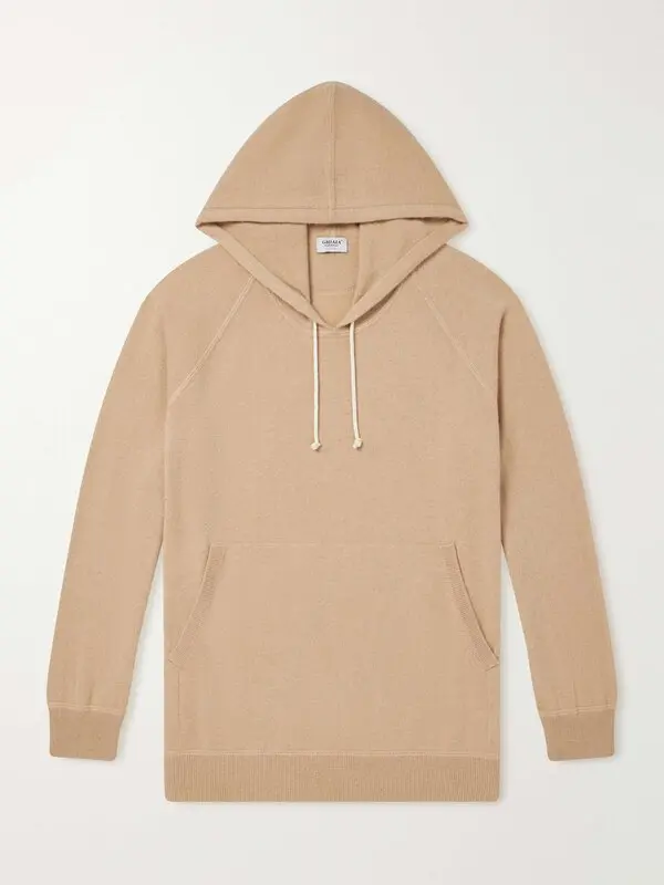 GHIAIA Cashmere Hoodie - Camel