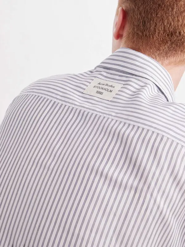 Acne Studios Pinstriped Tencel™ Lyocell Shirt