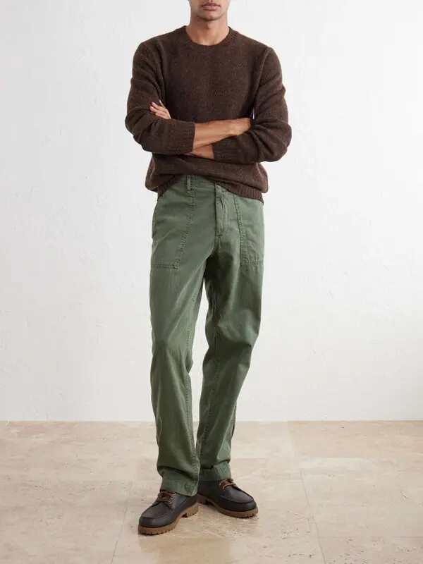 Hartford Shetland Wool Crewneck Sweater