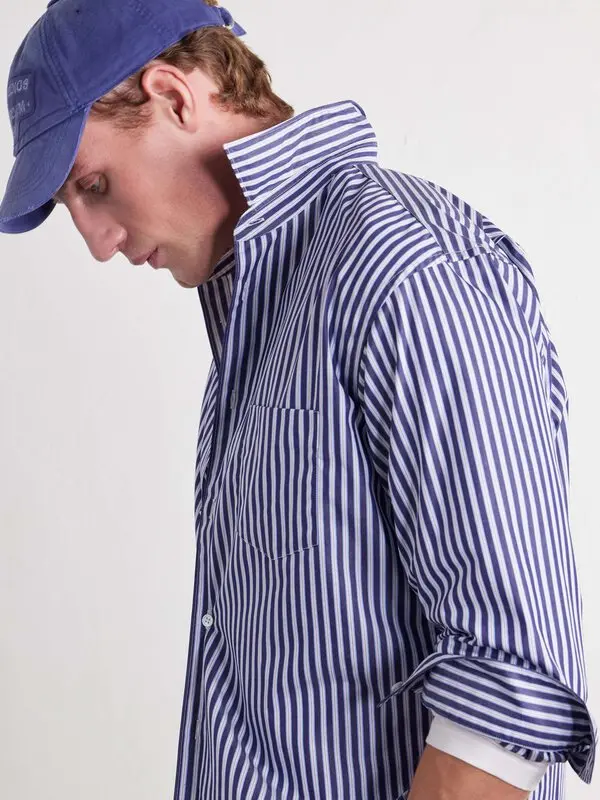 Acne Studios Logo-printed Distressed Cotton-twill Baseball Cap