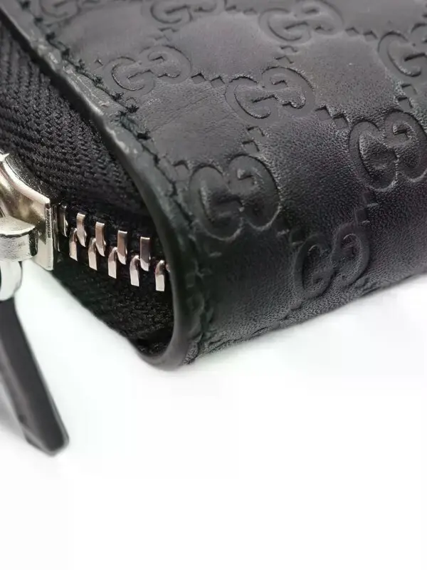 Gucci 2010s Micro Gg Guccissima Leather Wallet