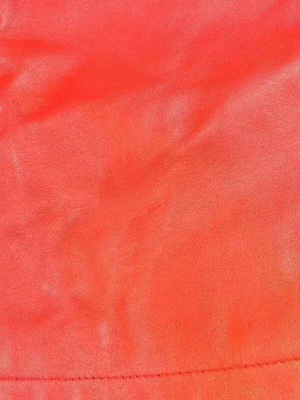 Dior 2010s Heart-patch Leather Skirt