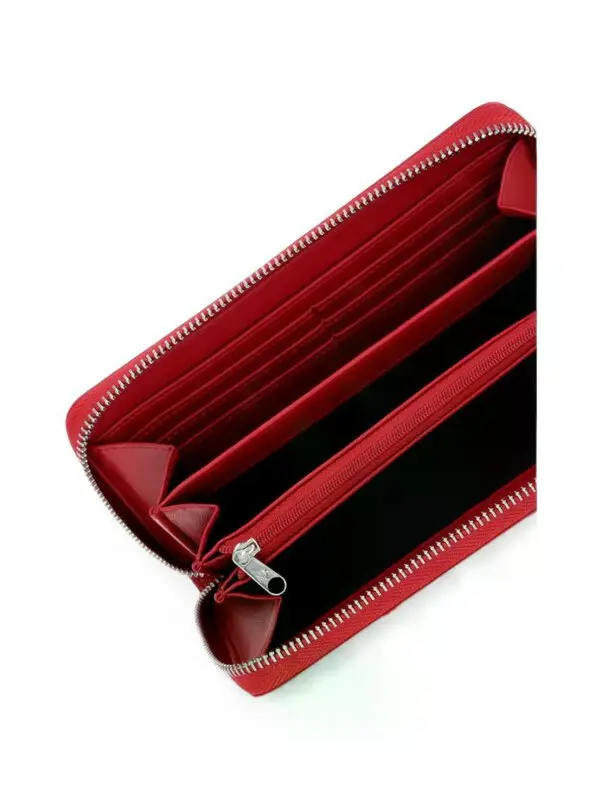 Armani Exchange Logo-plaque Pebbled Wallet