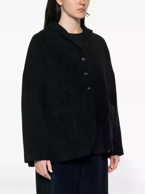 Apuntob Button-up Wool Jacket