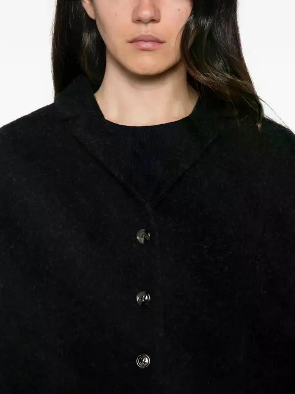 Apuntob Button-up Wool Jacket