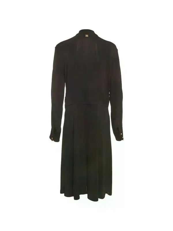 Roberto Cavalli Long-sleeve Jersey Midi Dress
