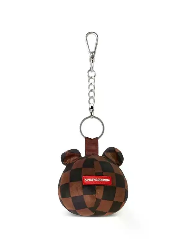SPRAYGROUND Moneybear Sidekicks Paris Bear Checker Keyring