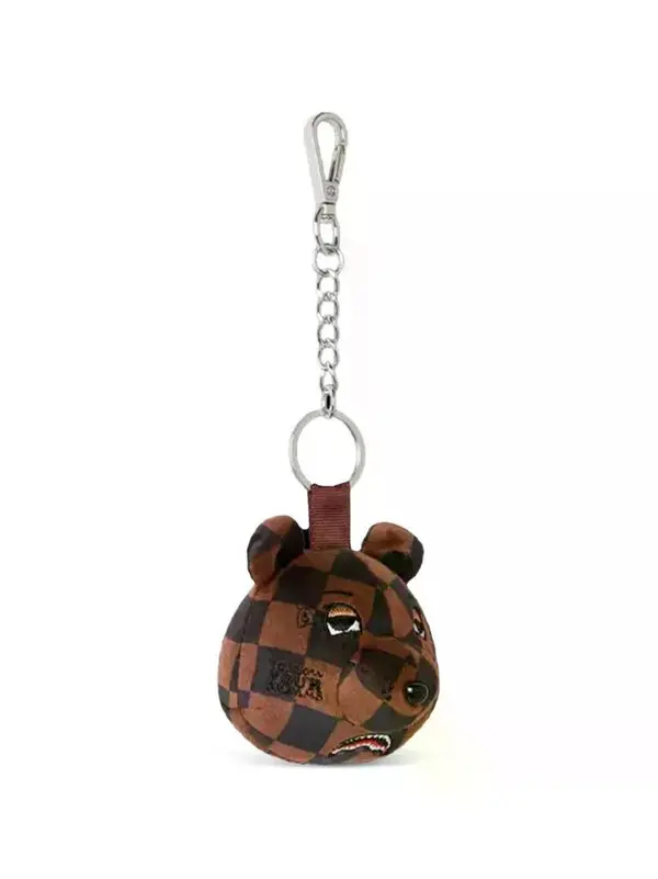 SPRAYGROUND Moneybear Sidekicks Paris Bear Checker Keyring