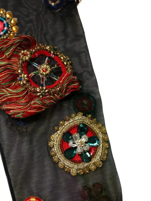 Dolce & Gabbana Carretto Crystal-embellished Stockings