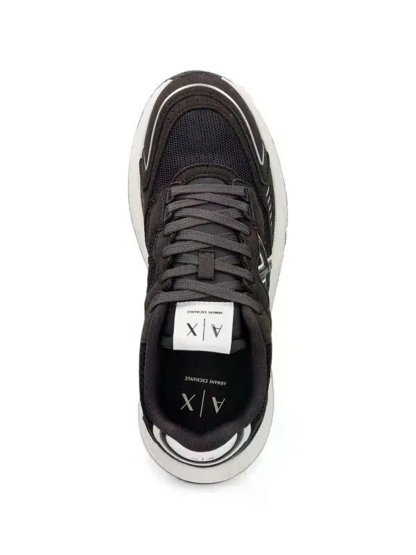 Armani Exchange Logo-patch Panelled Sneakers