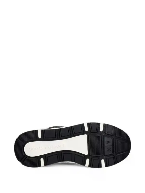 Armani Exchange Logo-patch Panelled Sneakers