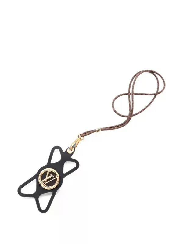 LOUIS VUITTON 2019 Louise Monogram Phone Holder - Black