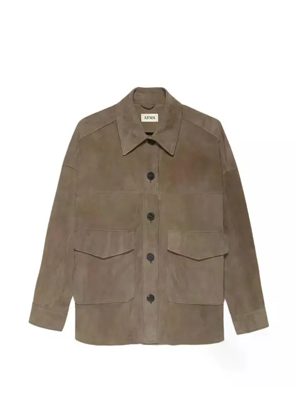 ARMA Kaylee Suede Jacket - Brown