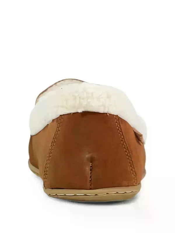 Polo Ralph Lauren Shearling-trim Whipstitch Loafers - Brown
