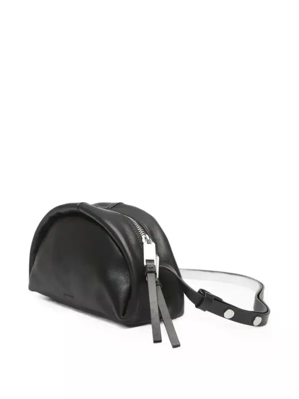 ALLSAINTS Half-moon Leather Cross Body Bag
