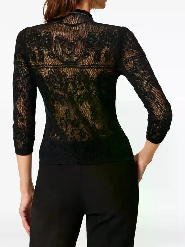 TWINSET Jacquard Turtleneck Jumper